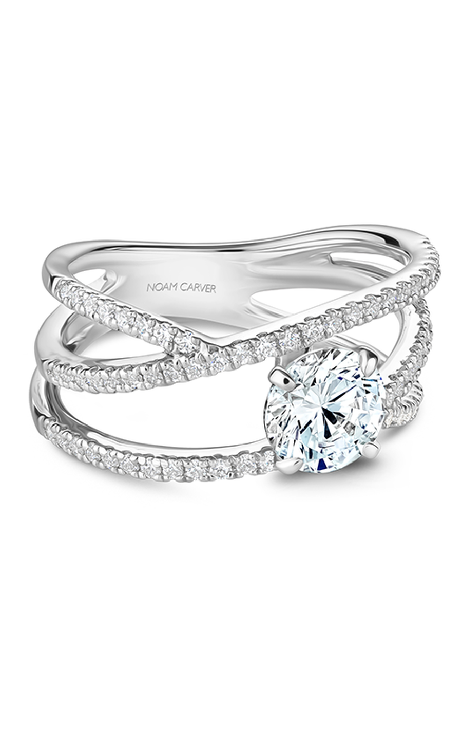 Noam Carver Modern Engagement Ring B249-01A | Golden Tree Jewellers