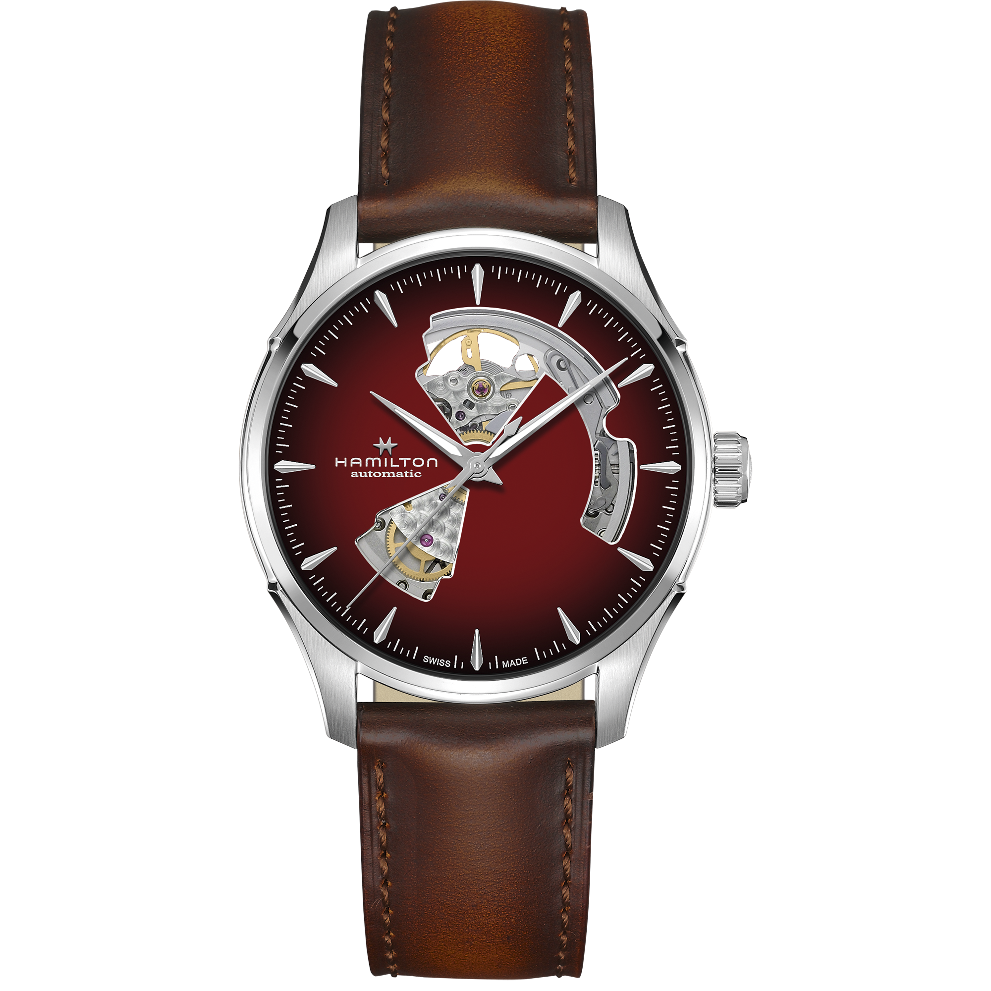 Hamilton Jazzmaster Open Heart Auto 40 mm Red Dial H32675570